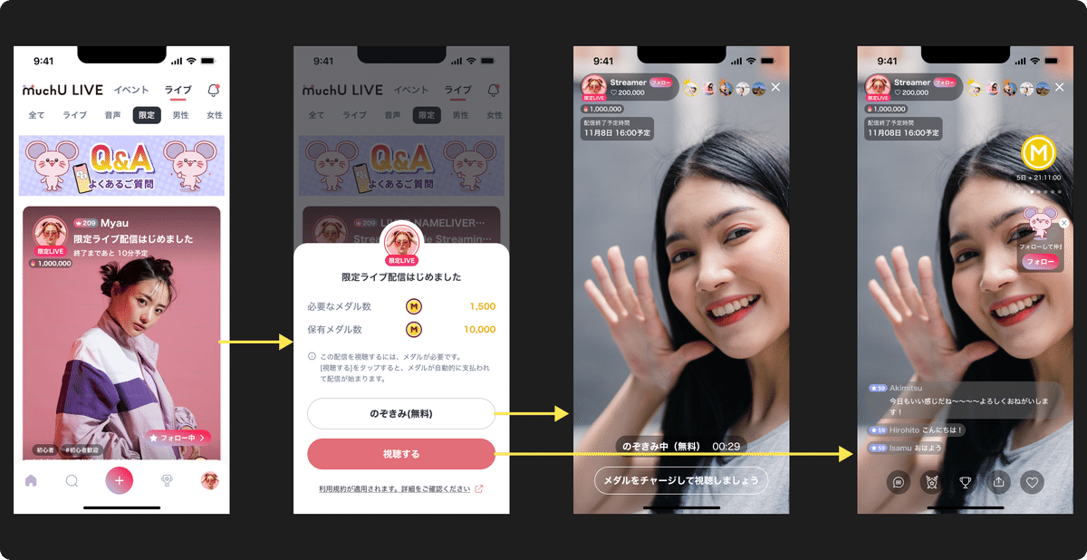 限定配信機能2025年1月下旬トライアルローンチ決定！｜MuchU LIVE(ムチューライブ)公式