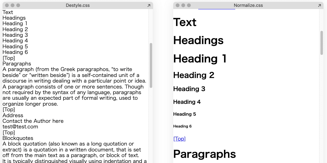 【初心者向け】destyle.css（リセットCSS）の解説｜いしもと