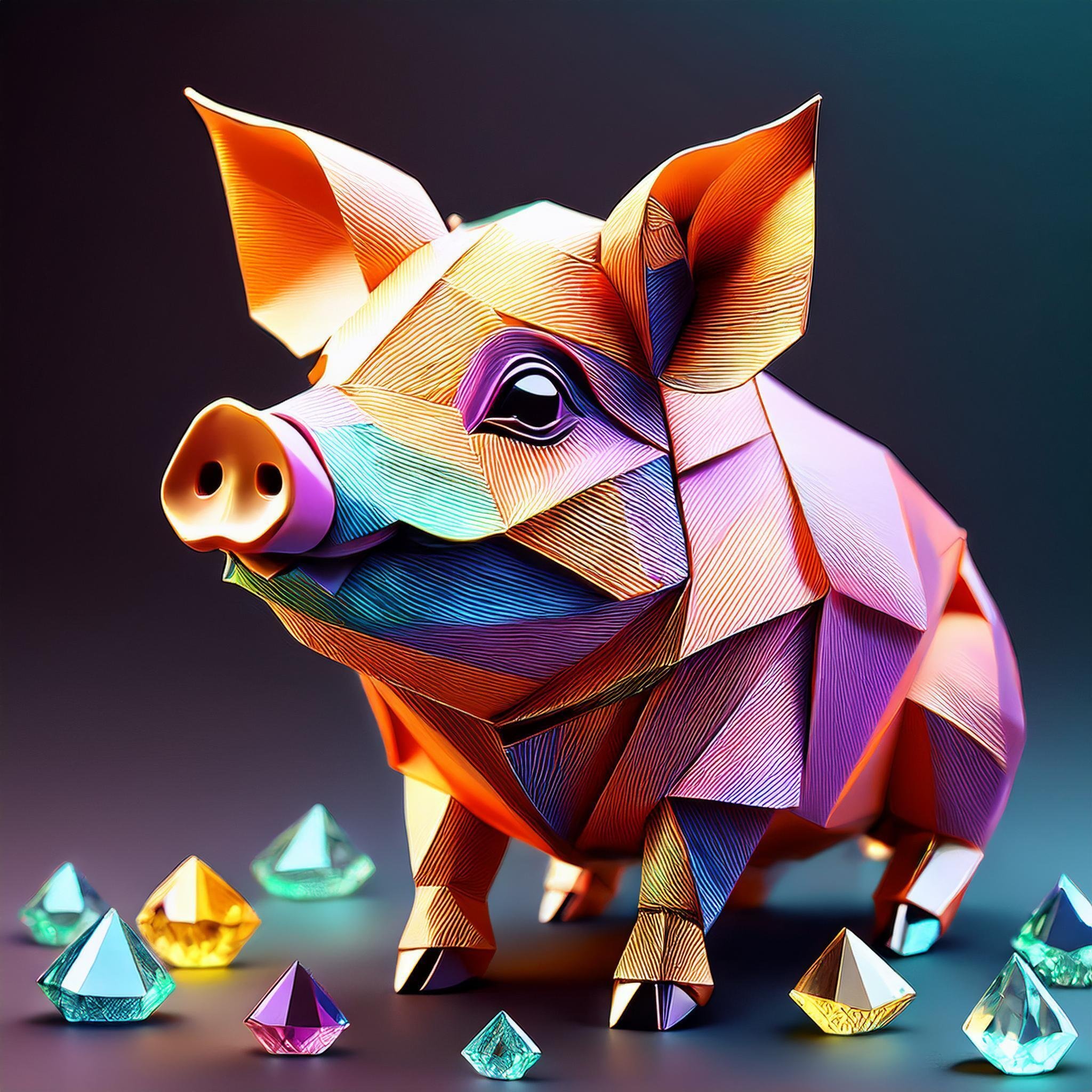 Adobe Firefly(AI)で描くブタ｜HIROYO MORITA・盛田 祐代 / Creative Innovator