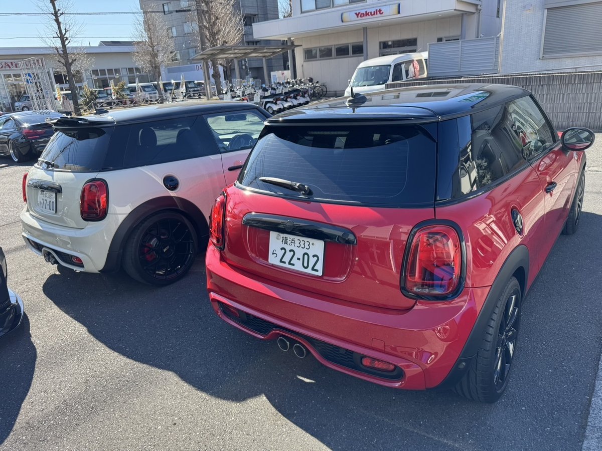 紅白のBMW MINI (^_^)｜Studie AG 相澤康弘