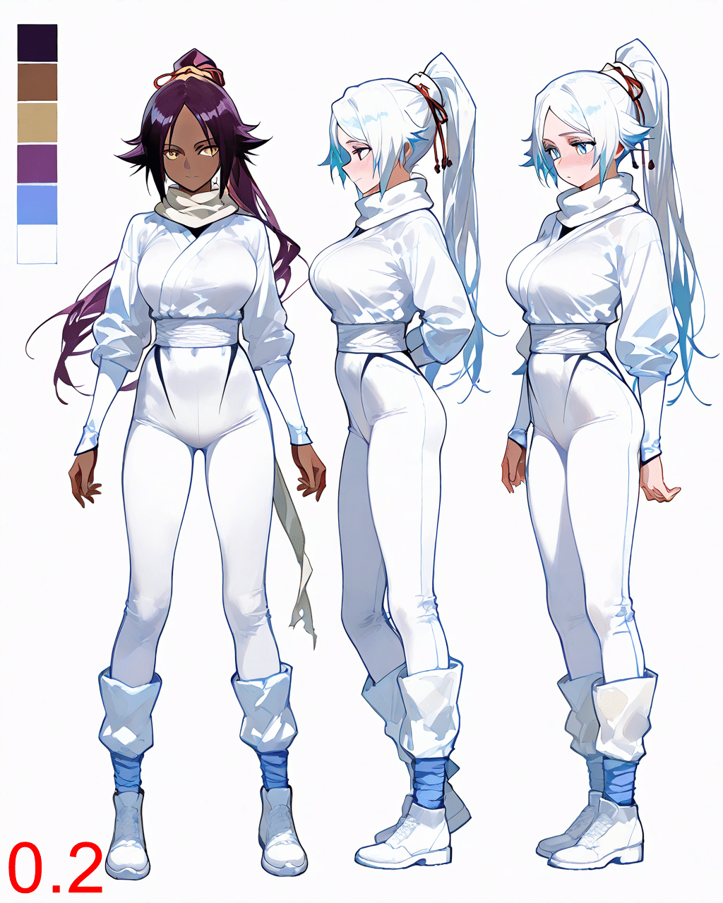 illustriousのDL数が多い3つのLoRAのweightによる生成検証｜nobin@コーヒーを飲みながら紳士向けを作る人