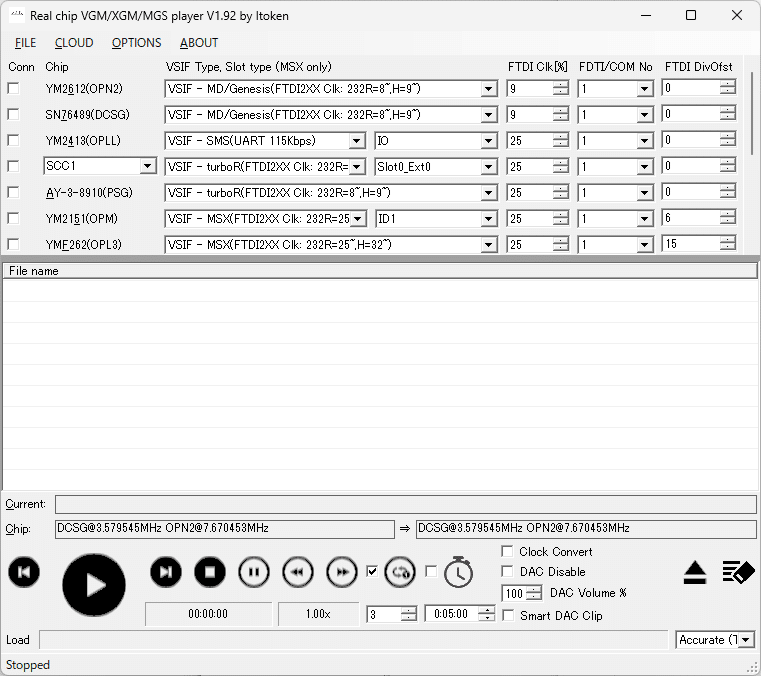 MAmidiMEmo用VSIF+VGMPlayerによる実機演奏｜anpa