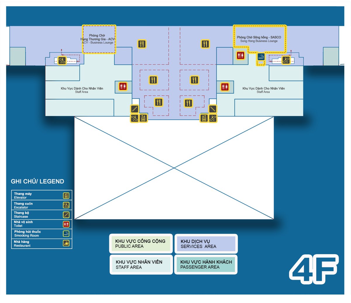 ハノイ ノイバイ空港マップ【ベトナム旅行】｜tabi_zukky