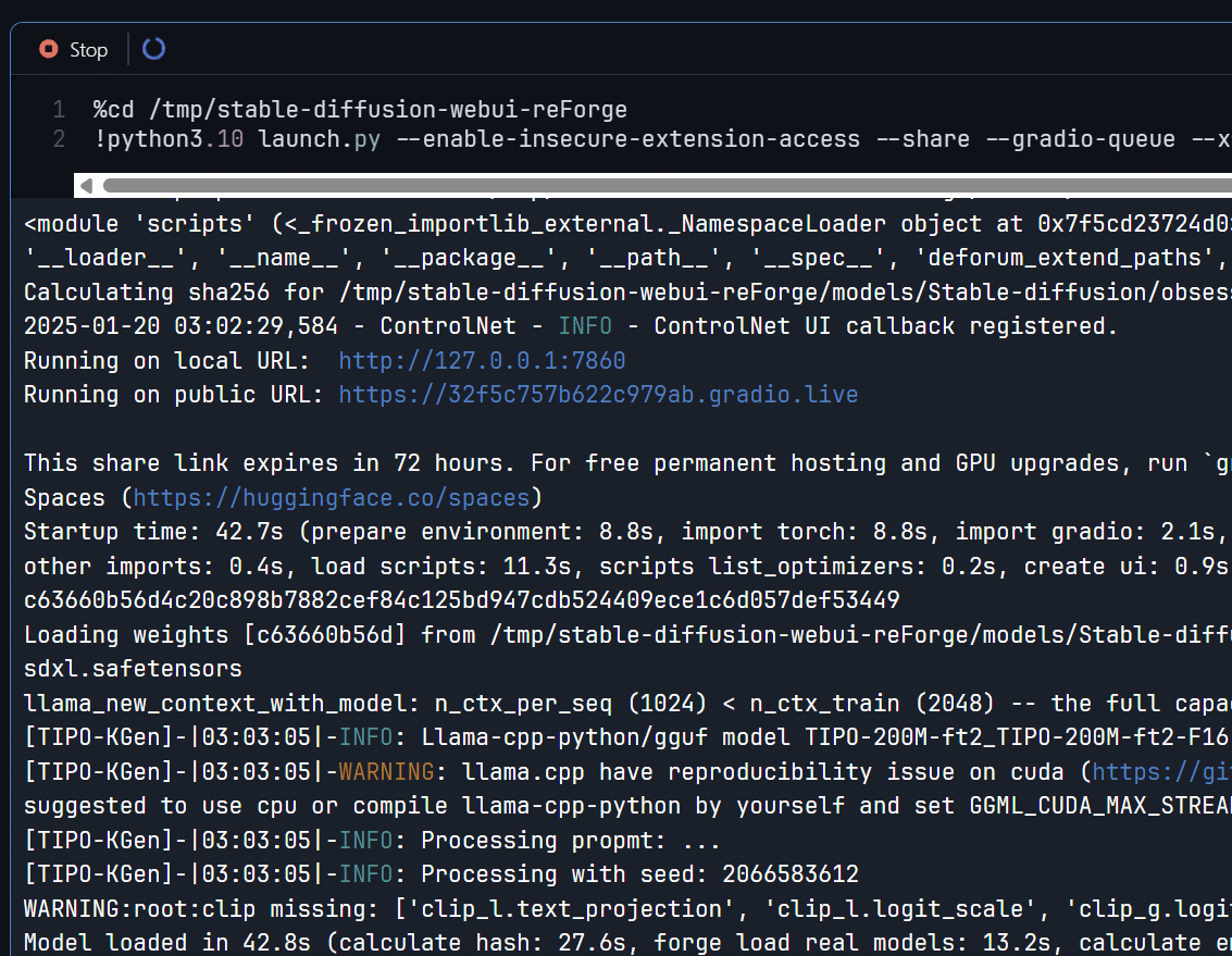 reForgeやForgeのz-tipoのエラー対策(2025/1)＠paperspace｜shiba*2