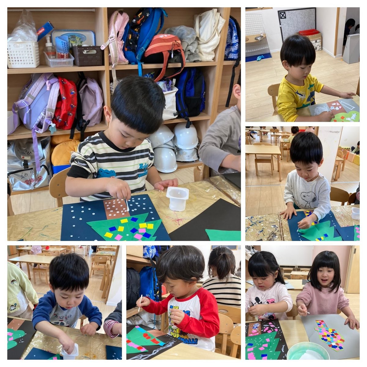 クリスマス制作とサンタさんからのプレゼント（マフィス白楽ナーサリー）｜Maffice -マフィス- | 保育note