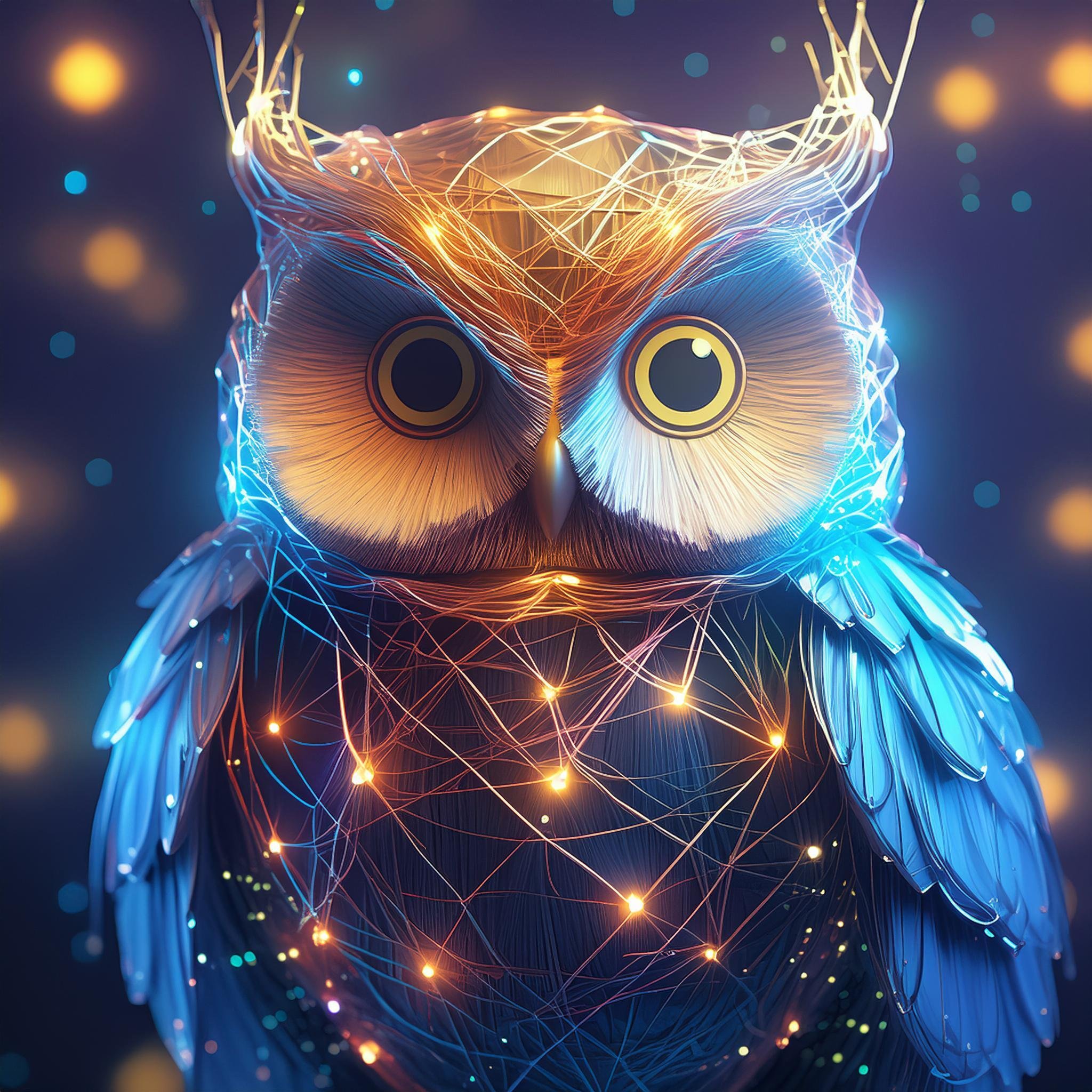 Adobe Firefly(AI)で描くフクロウ｜HIROYO MORITA｜Couple NFT & AI｜Creative Innovator