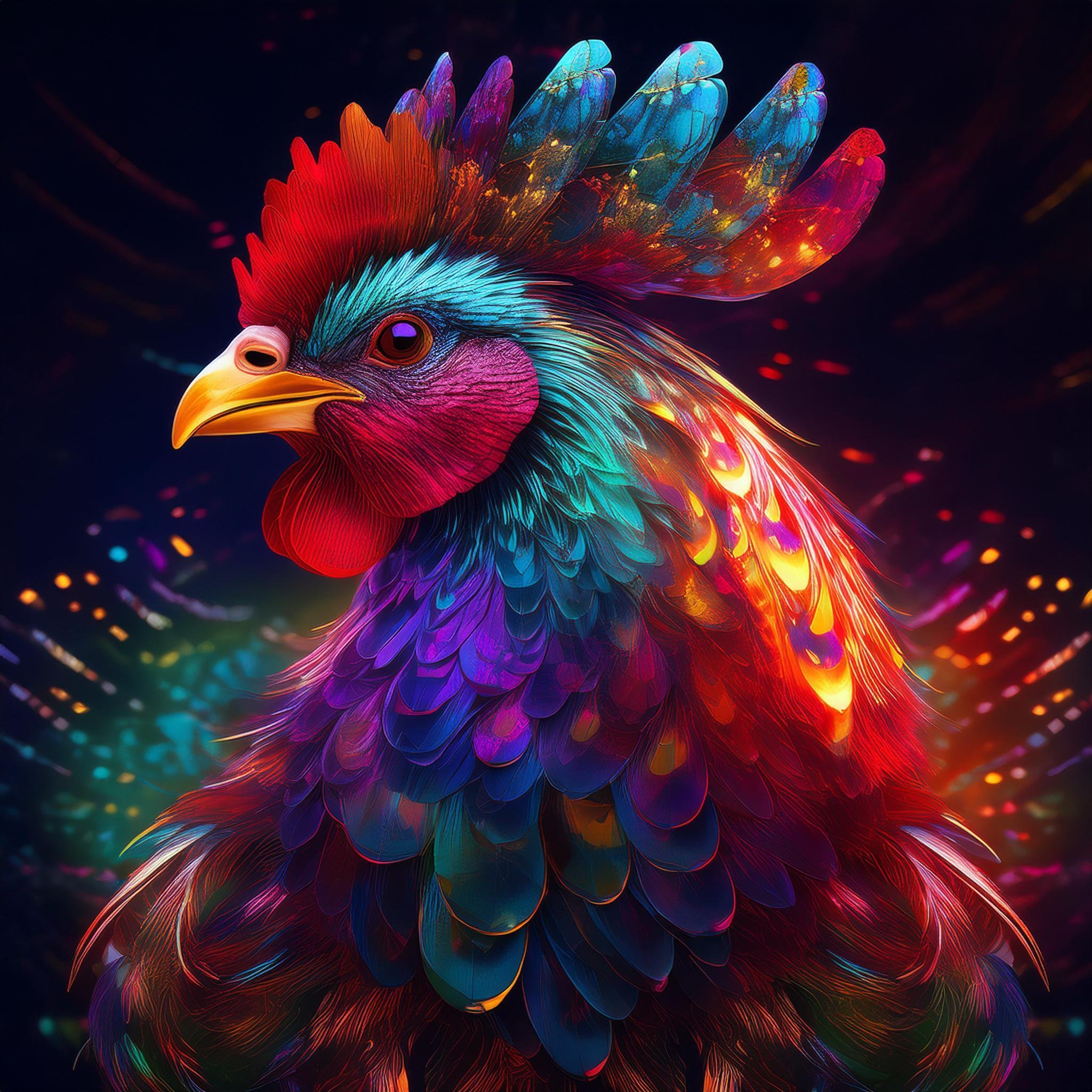 Adobe Firefly(AI)で描く鶏｜HIROYO MORITA・盛田 祐代 / Creative Innovator