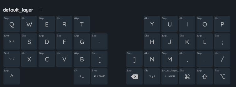 プログラミングのための40%キーマップ[moNa]｜Naoki |電電猫猫