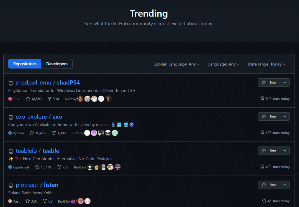 GitHubのトレンド収集効率化プロジェクト① Python編｜分析屋