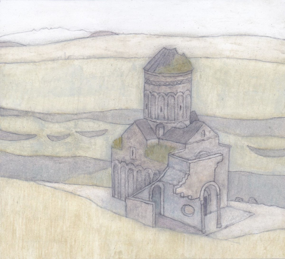 「古い旅の絵」#36 トルコ ② （Turkey ②）｜isoBe seisaku