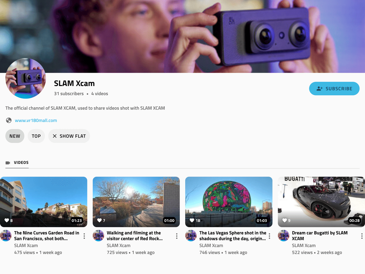 新しいVR カメラ: SLAM 8K VR180 3Dカメラ｜DeoVR JAPAN @ VR動画共有プラットフォーム