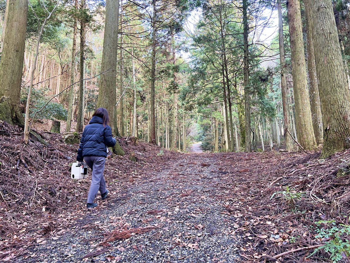 丹波市の名所「水分れ公園」を自社製品LA01で計測してみた｜株式会社マプリィ