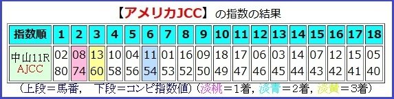 【アメリカJCC（G2）回顧～その先へ】日刊コンピ篇｜Haya