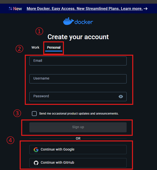 DockerHub登録｜gonchi282