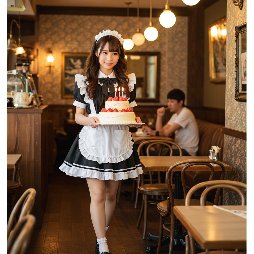 【ImageFX】メイドのプロンプト（生成AI）｜MISA