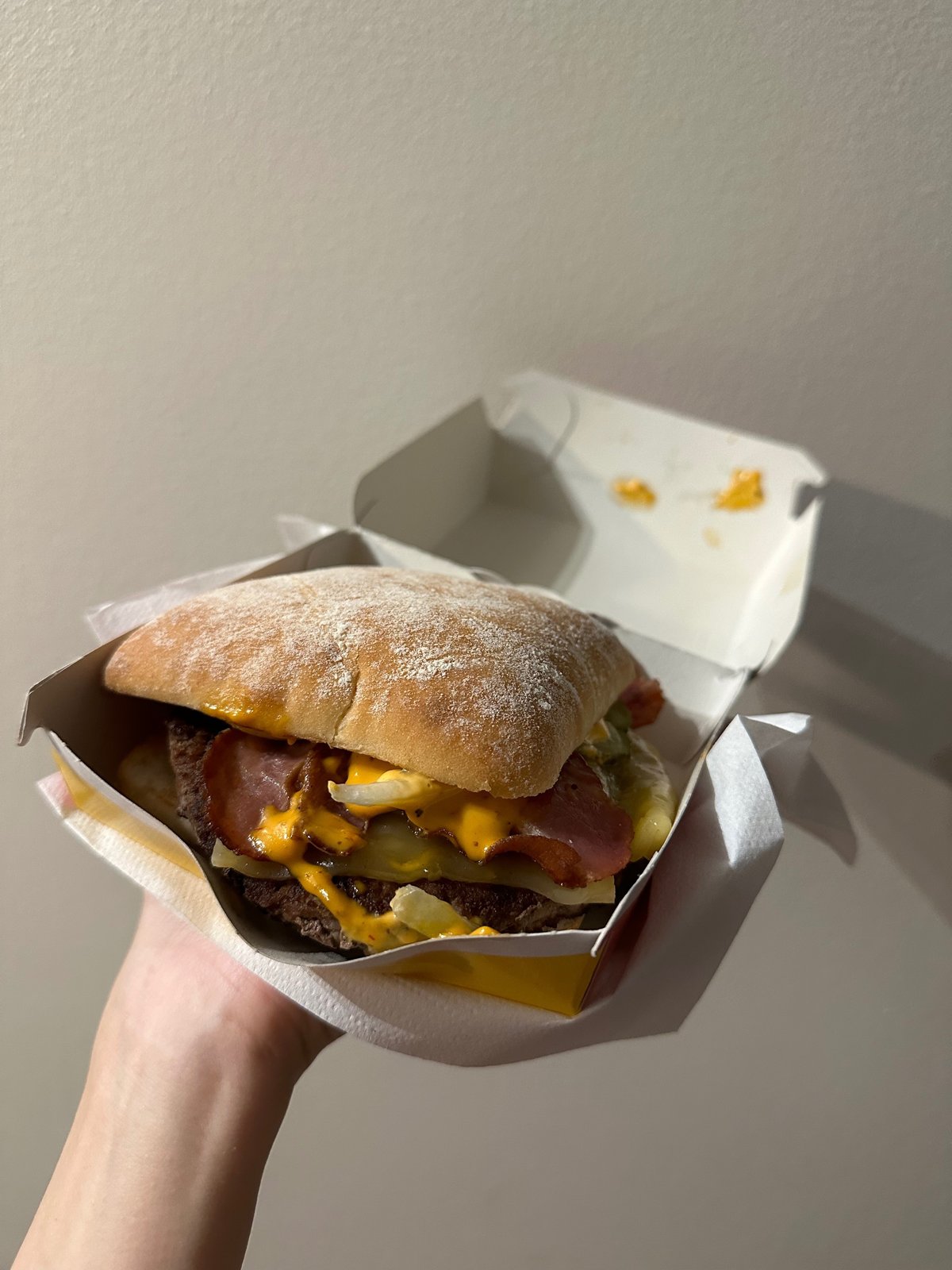 【スイス限定メニュー🇨🇭】マクドナルド🪄ラクレットチーズバーガー🍔🧀】｜スイス好きの海外旅行記🌏🇨🇭🍃
