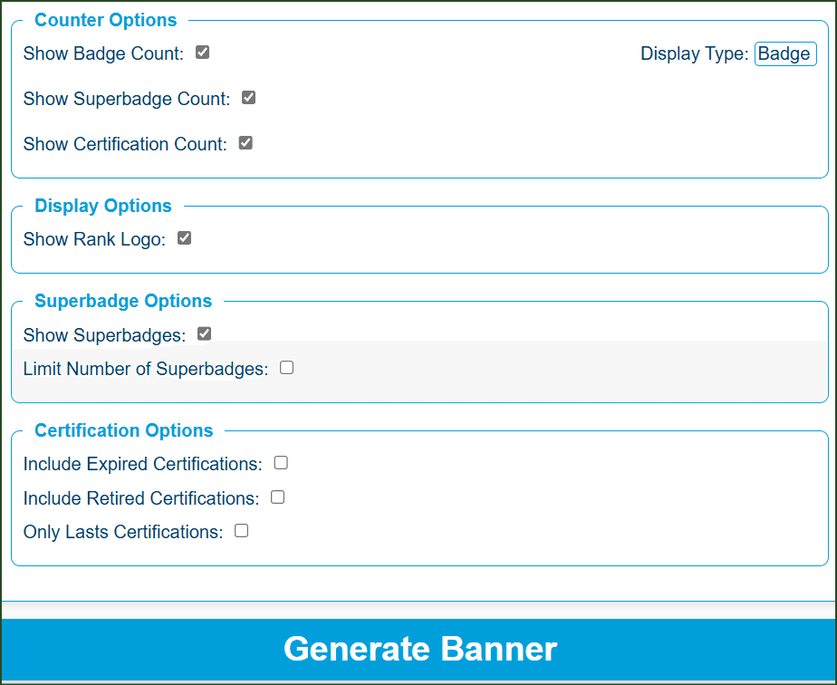 Trailheadのプロフィールからバナーを作る方法｜まめっち