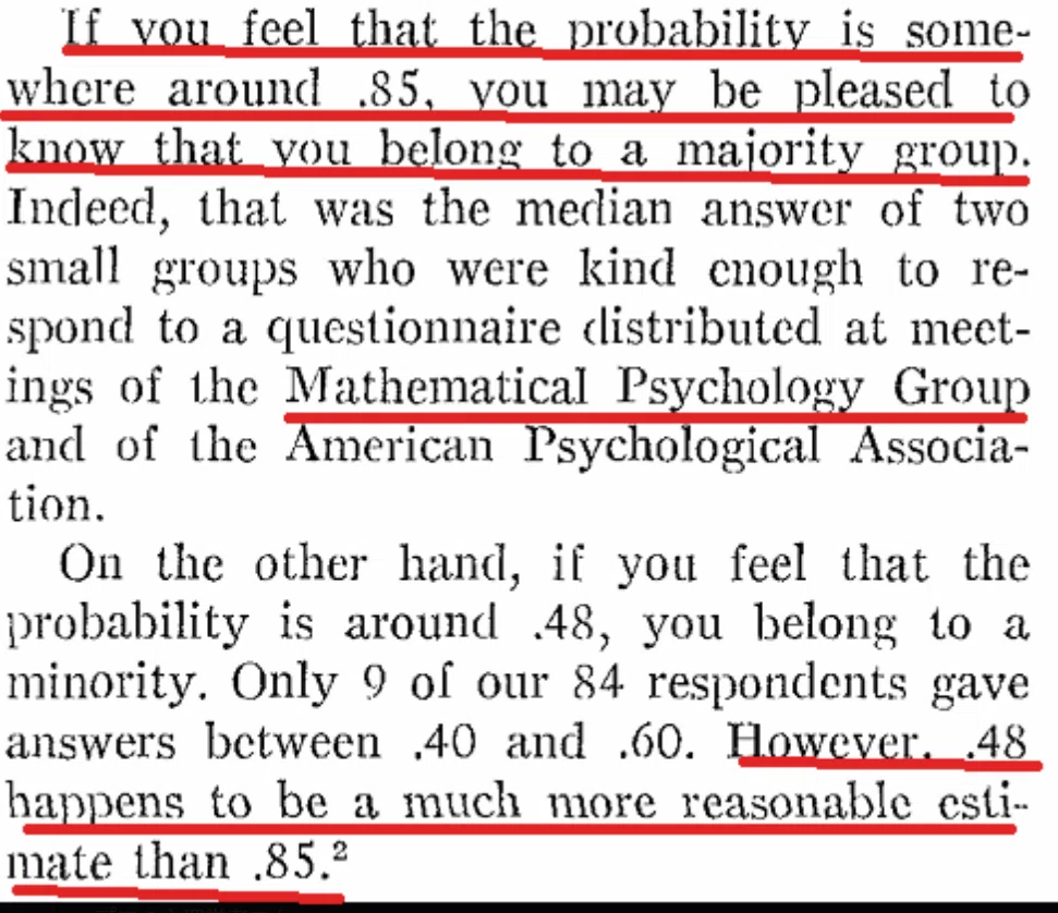 Tversky&Kahneman(1971)"Belief in Law of small numbers"紹介｜高橋泰城（たかはしたいき）