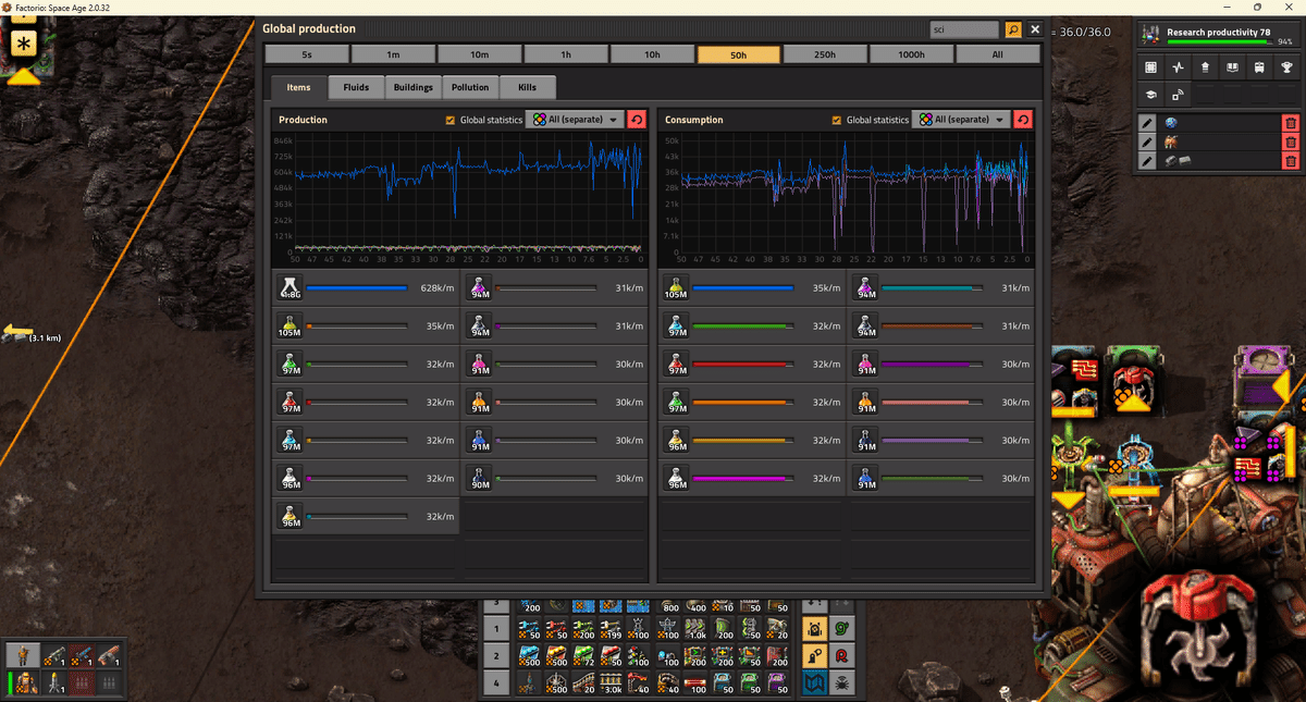 Factorio Space Age: Promethium SP 30kspm安定｜spiral_power