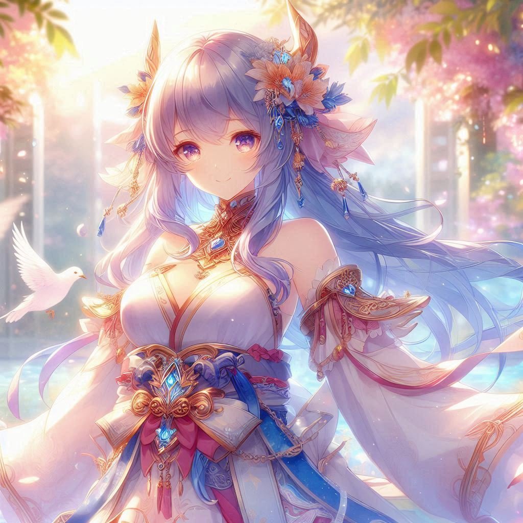 #228[生成AI]気がつけばそこにある、友情とご縁,薬の女神,試作画集(2)[Copilot]｜久藤 あかり | はじめまして！