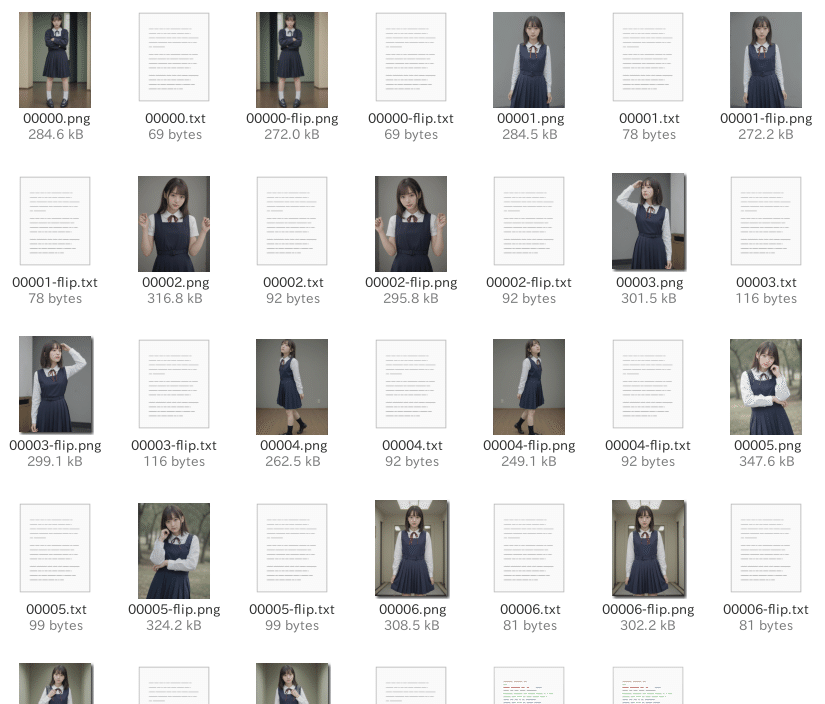 【LoRA】ジャンスカ制服LoRAを作る①【Krita】｜Catapp-Art3D