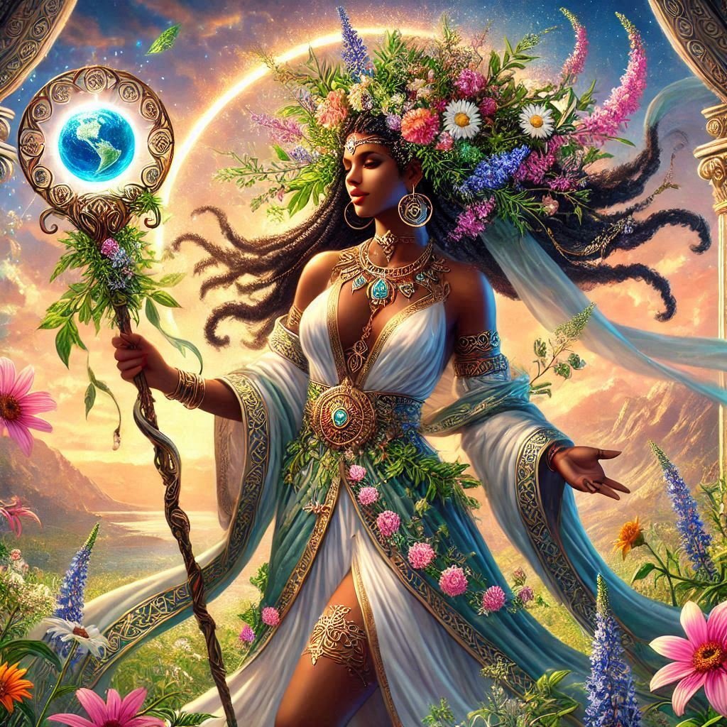 #228[生成AI]気がつけばそこにある、友情とご縁,薬の女神,試作画集(2)[Copilot]｜久藤 あかり | はじめまして！