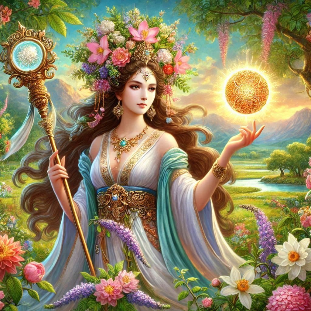 #228[生成AI]気がつけばそこにある、友情とご縁,薬の女神,試作画集(2)[Copilot]｜久藤 あかり | はじめまして！