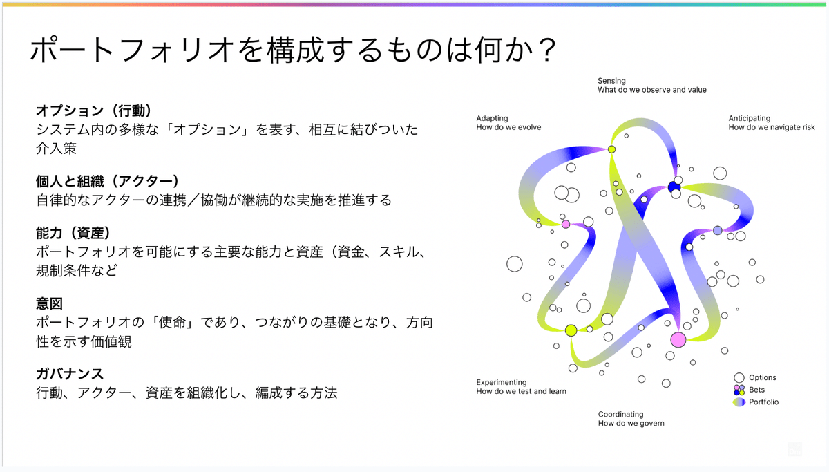 Dark Matter Labs システミックな変容をデザインする組織 03:ポートフォリオアプローチ｜ACTANT