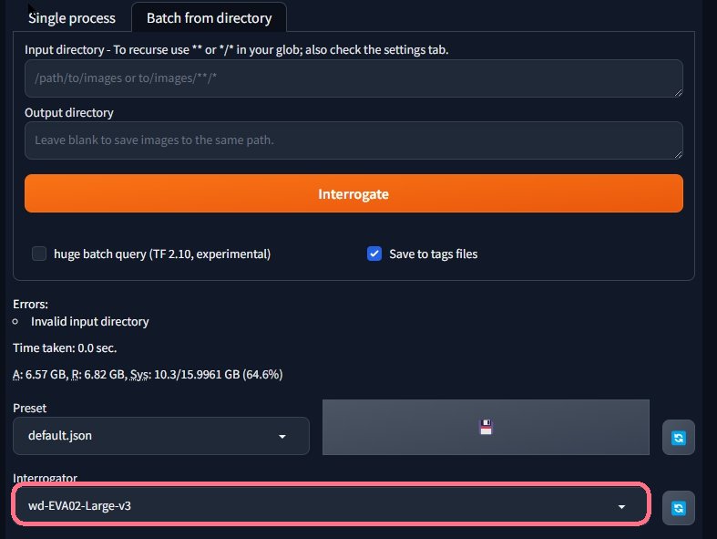taggerでプロンプトを自動で出そう。漫画作るなら必須ツール【stable diffusion】｜もち