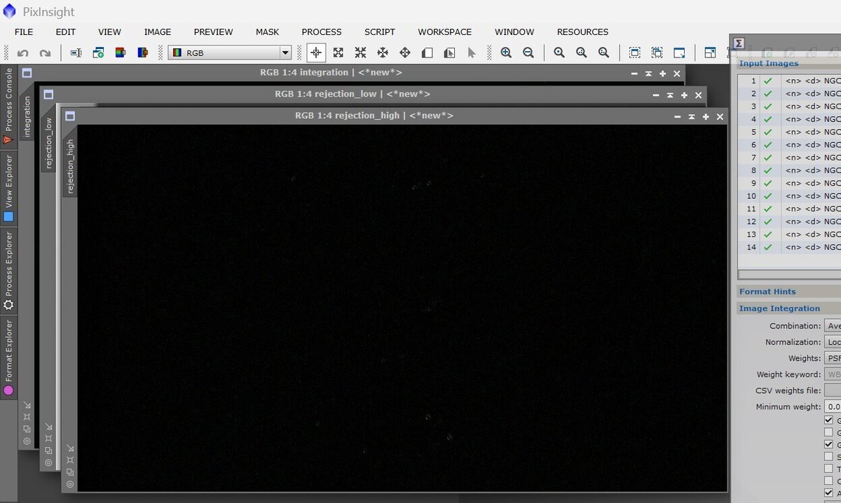 PixInsightのWBPPをゆるく考察（2）（WBPPをゆるく手動で再現）｜ゴンカネ