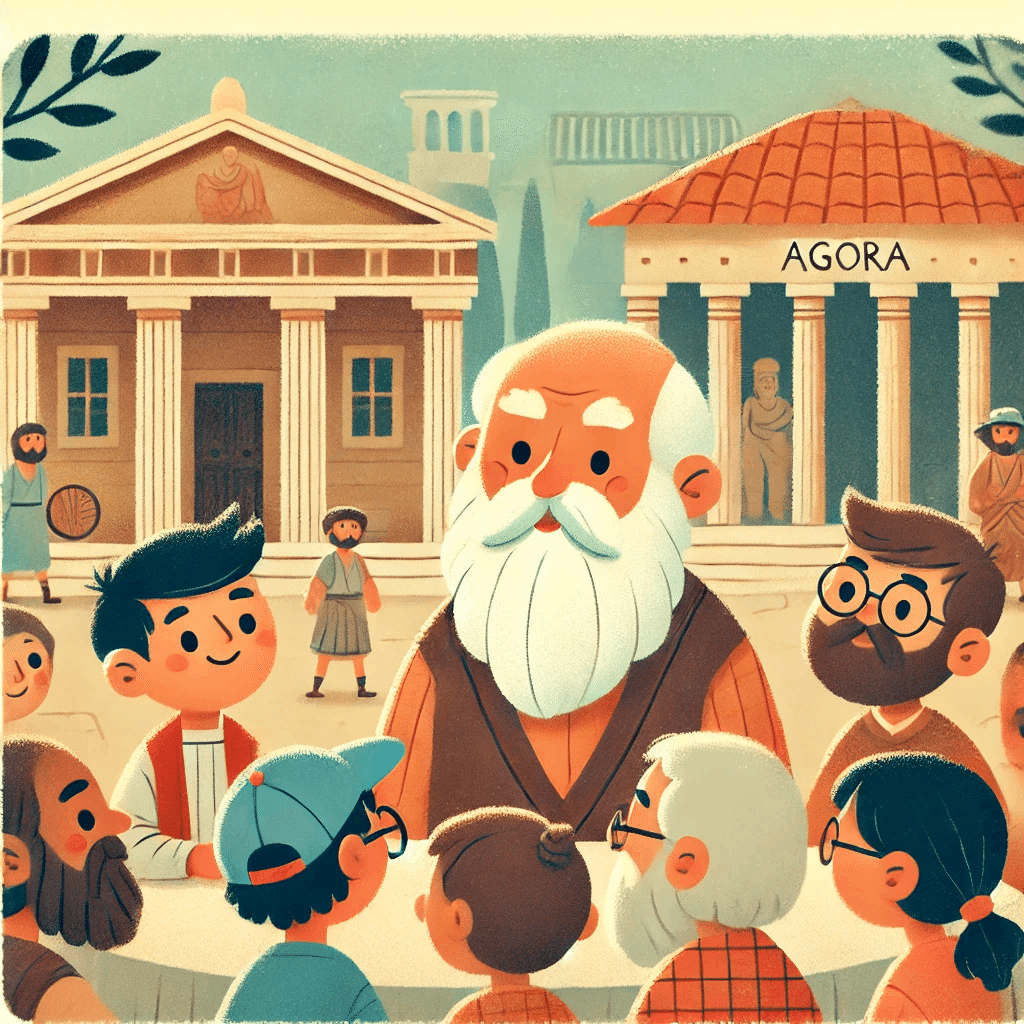 ソクラテス×AIの新発見【絵本ver】｜mako/AIと人間の違いとは？