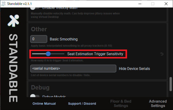 「Standable: Full Body Estimation」 の初期設定｜hiro_vr
