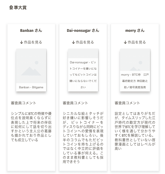 ビットコイン漫画コンテスト、賞金1BTCはどうなったか｜ハラペー