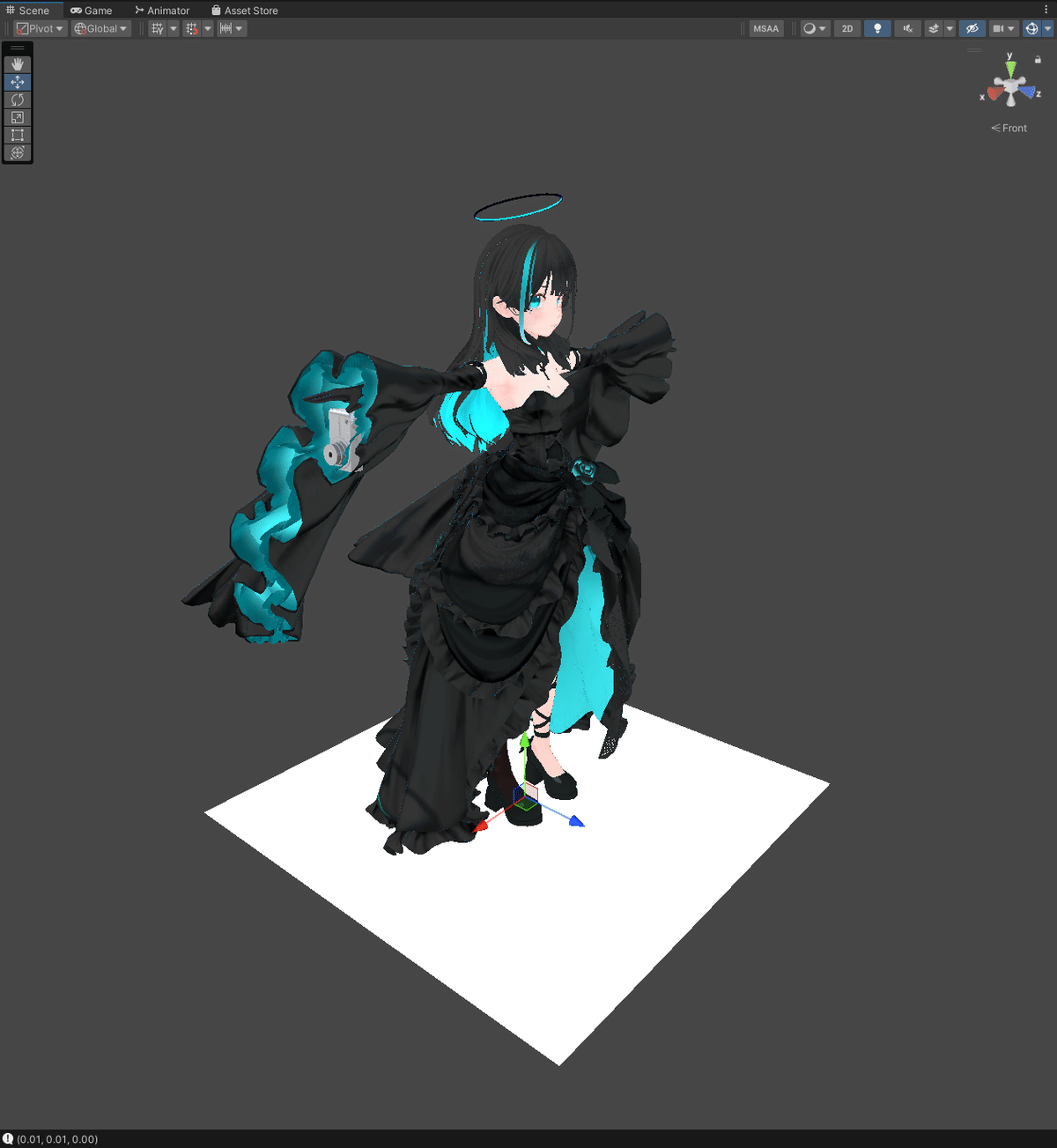 【VRChat】Floor Adjusterを完璧に決める。｜星尾レイ（四ツ辻くろす）