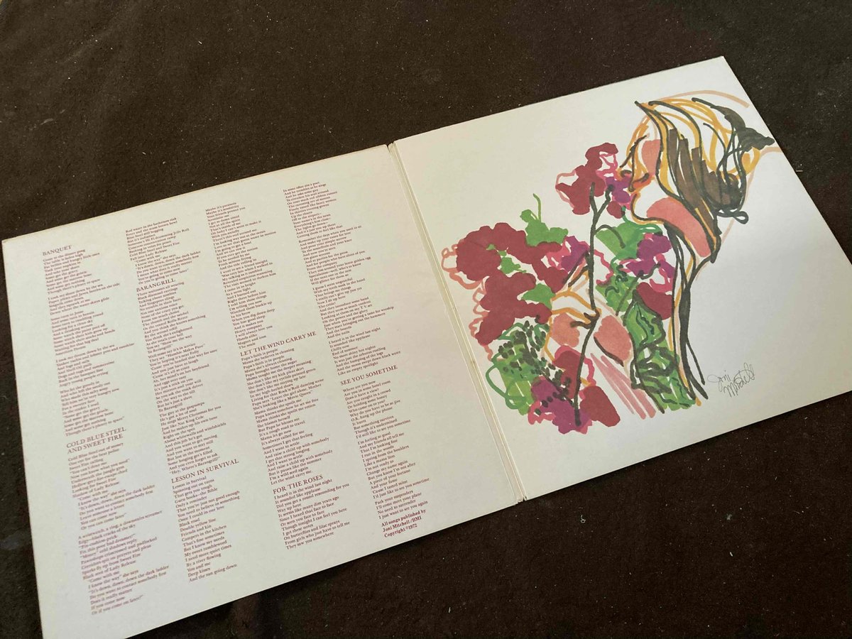 Joni Mitchell [ For The Roses ] Asylum SD-5057｜naruru's Record