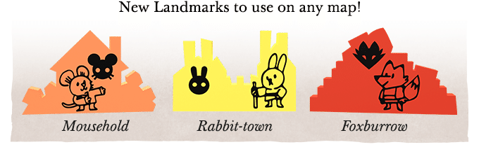 ROOTミニ拡張『ランドマーク(Landmark Pack)』セットアップと効果の解説｜ROOT専門 タカシの『はるけき森のどうぶつnote ...