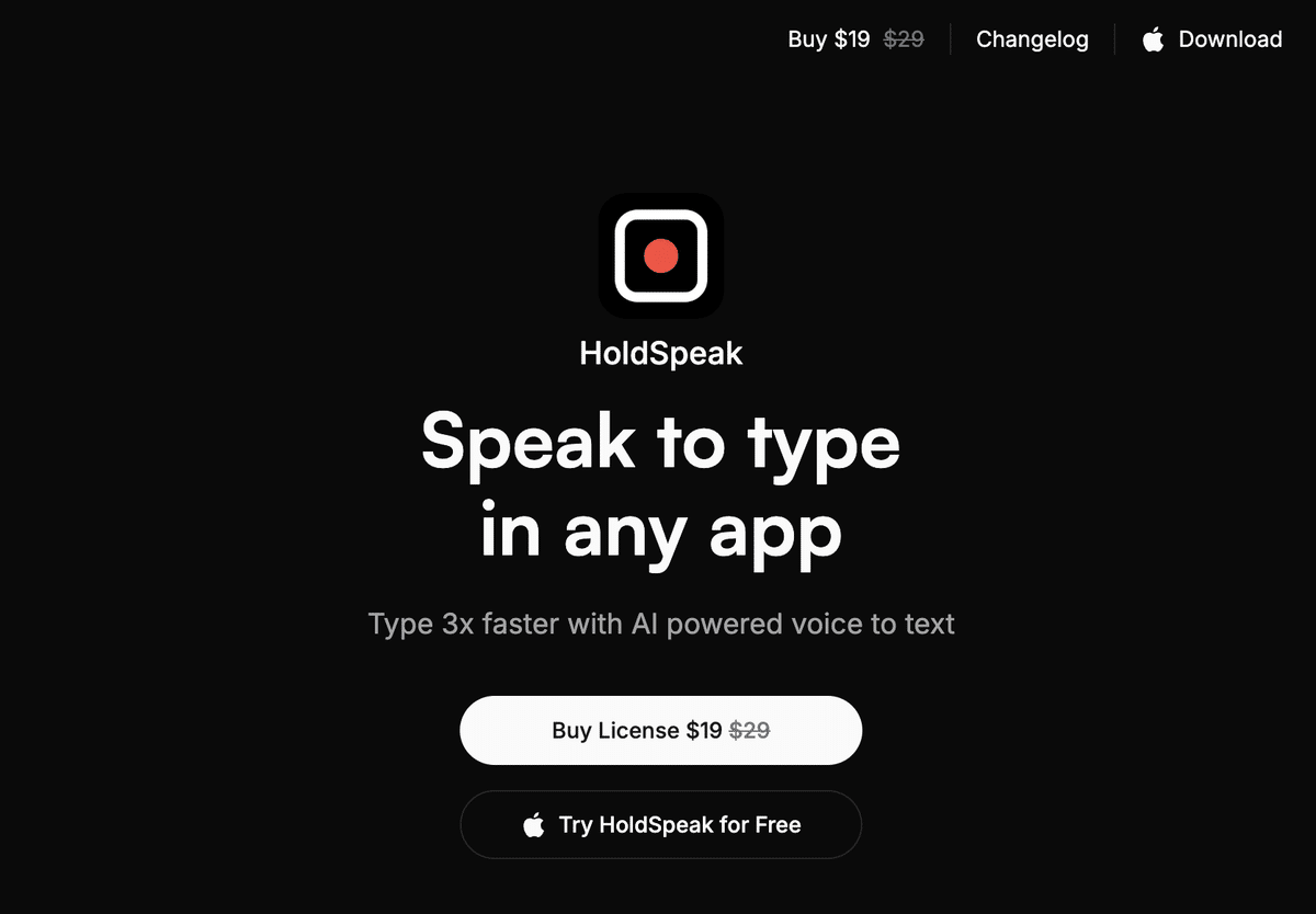 【HoldSpeak】 執筆速度が3倍に！使い方を徹底解説（macOS）｜胡椒 / こしょう