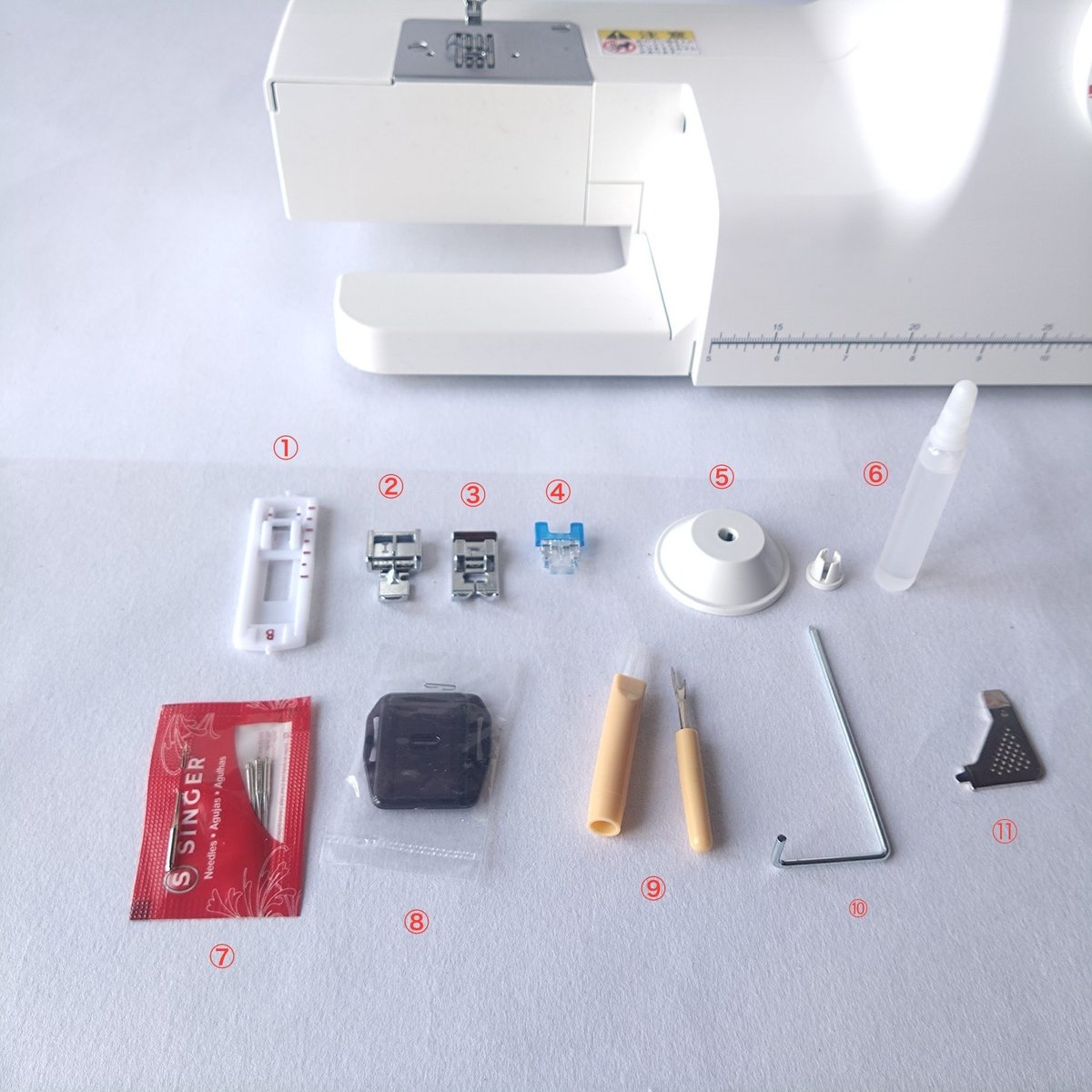 先日買った1万円代の家庭用ミシン「SINGER Tradition II SN-521」の紹介｜craft707