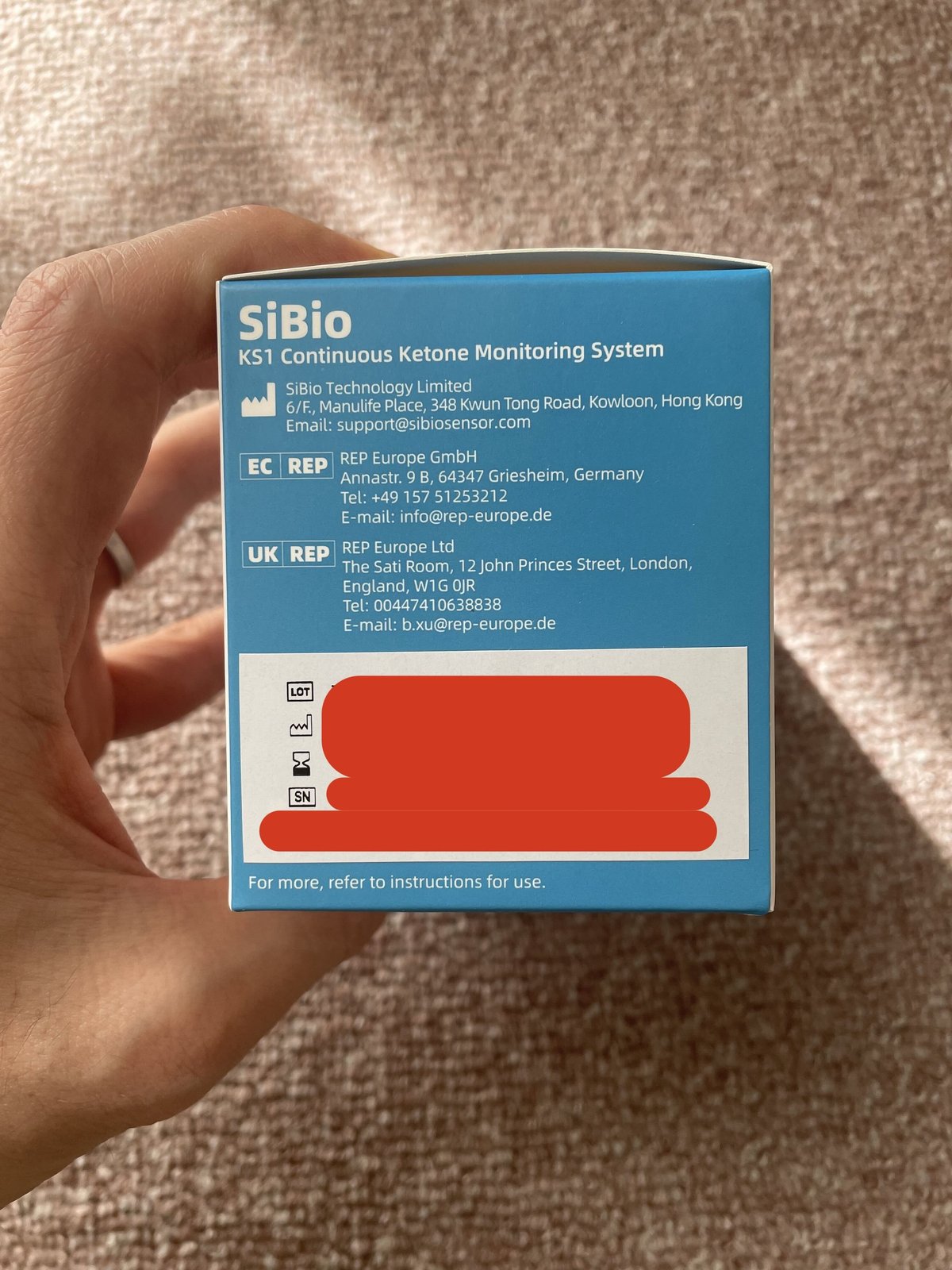 SIBIO KS1 連続ケトンモニタリング (CKM)を使ってみた｜chr