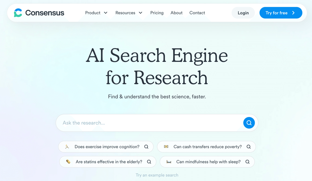 AI文献検索ツール「Elicit」「Consensus」「Perplexity AI」徹底比較｜しょうへい