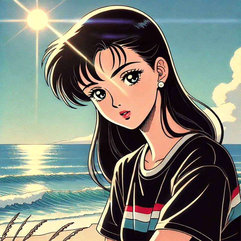 初心者でも簡単！画像生成AI「DALL-E」で90年代アニメ風のイラストを出力するためのプロンプト｜Bukeyta