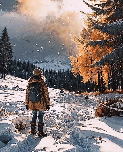 A walk in the snow｜K_Kameno