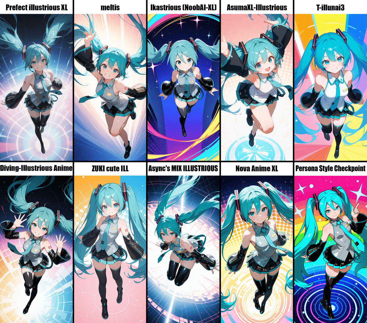 Stable diffusion チェックポイントのご紹介・アニメ系チェックポイント編その②（Illustrious系派生チェックポイント ...