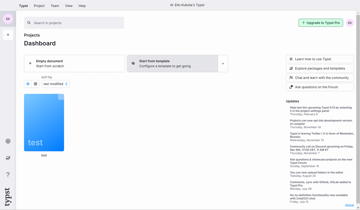 Typstを使おう！｜E.Kubota