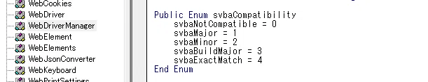 [SeleniumVBA]WebDriver自動更新コードを解読する｜sele_chan