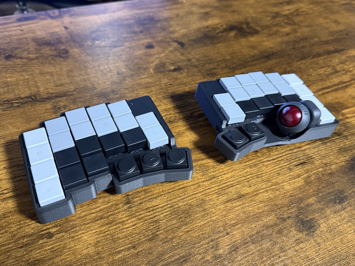 無線Keyball39な「roBa」最高です。｜わたまご