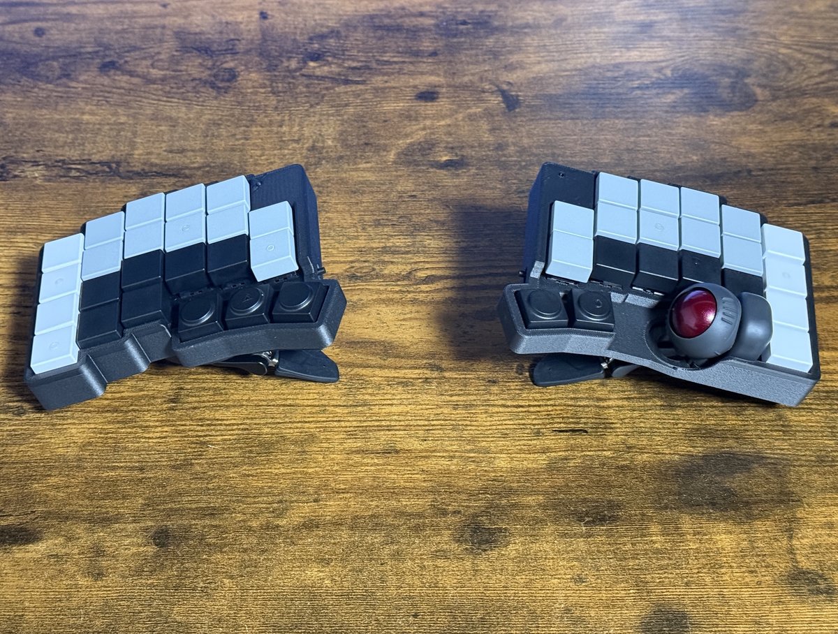 無線Keyball39な「roBa」最高です。｜わたまご