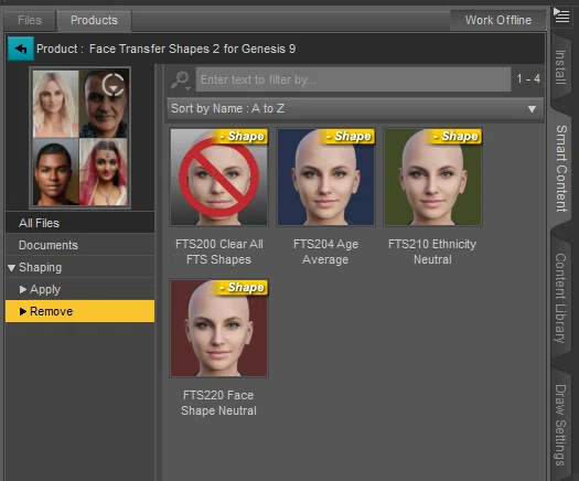 顔形状の微調整に Face Transfer Shapes 2 を試す - 半額セール中｜DAZ Studio 2025｜吉良浩明（きらやん）