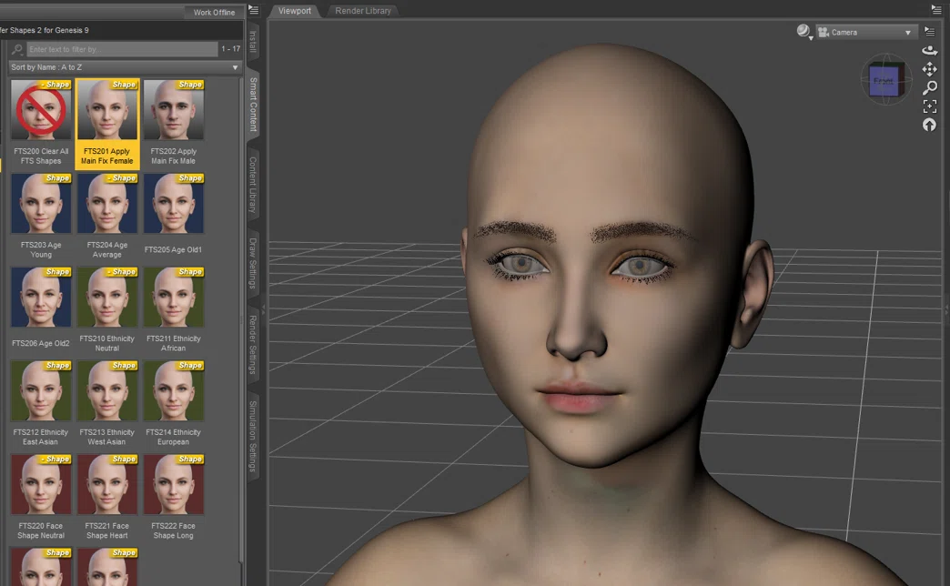 顔形状の微調整に Face Transfer Shapes 2 を試す - 半額セール中｜DAZ Studio 2025｜吉良浩明（きらやん）