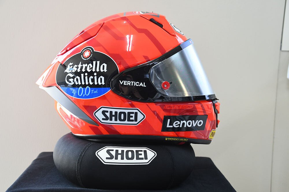 ギャラリー＆ノート：ブリーラム公式テスト｜独断のヘルメット紹介～マルク・マルケス編｜伊藤英里_Eri Ito